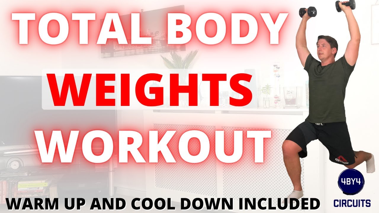 TOTAL BODY WORKOUT WITH WEIGHTS | OVER 50 - YouTube