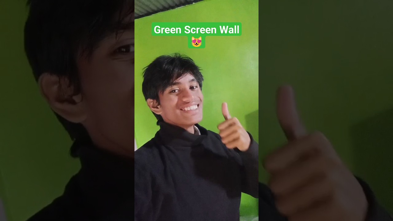 Green Screen Wall Painting 😎🔥 #viral #greenscreen #greenscreenvideo # ...