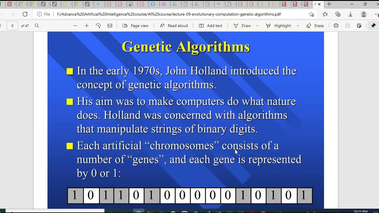 Artificial Intelligent Genetic Algorithm 1 - YouTube