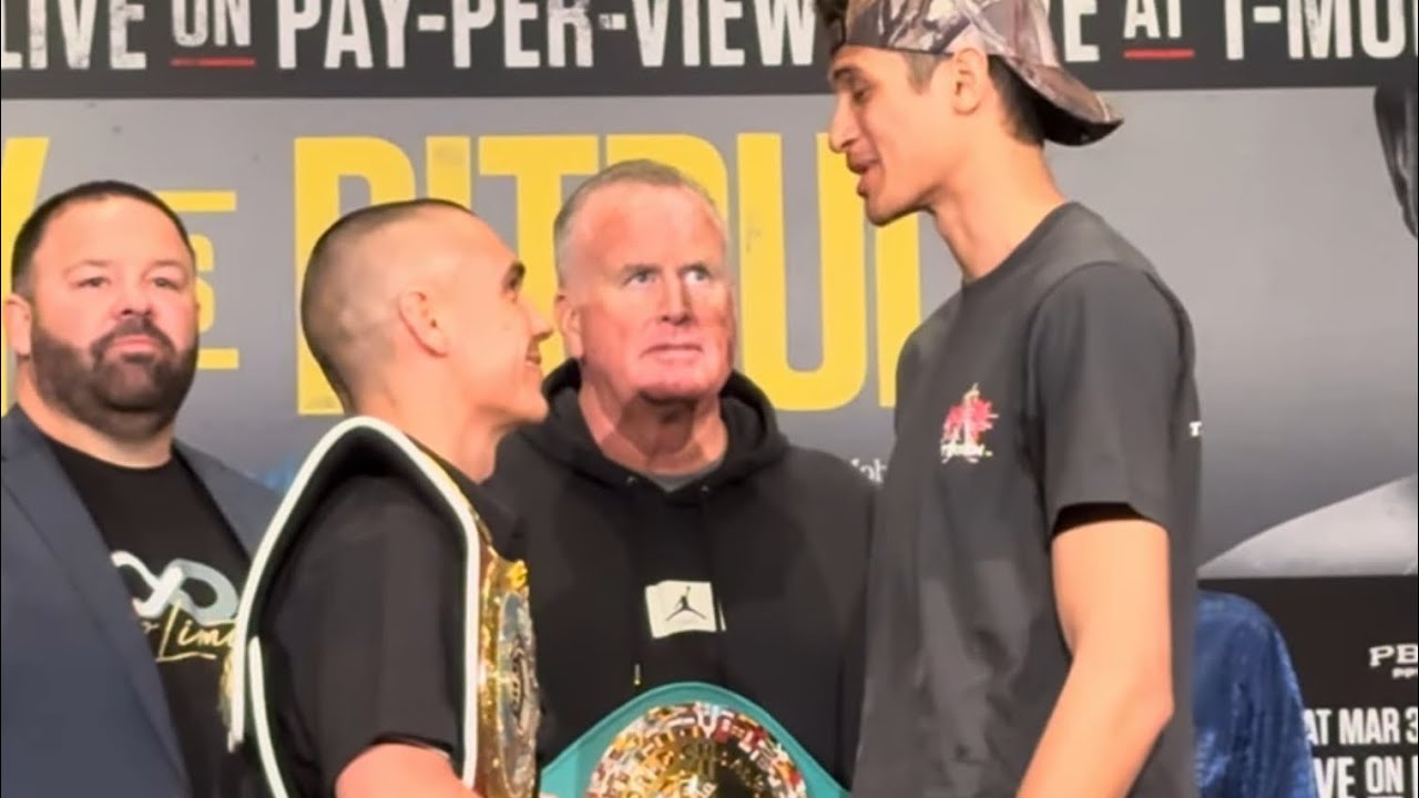 Tim Tszyu LAUGHS at Sebastian Fundora BIGGEST HEIGHT DIFFERENCE EVER ...