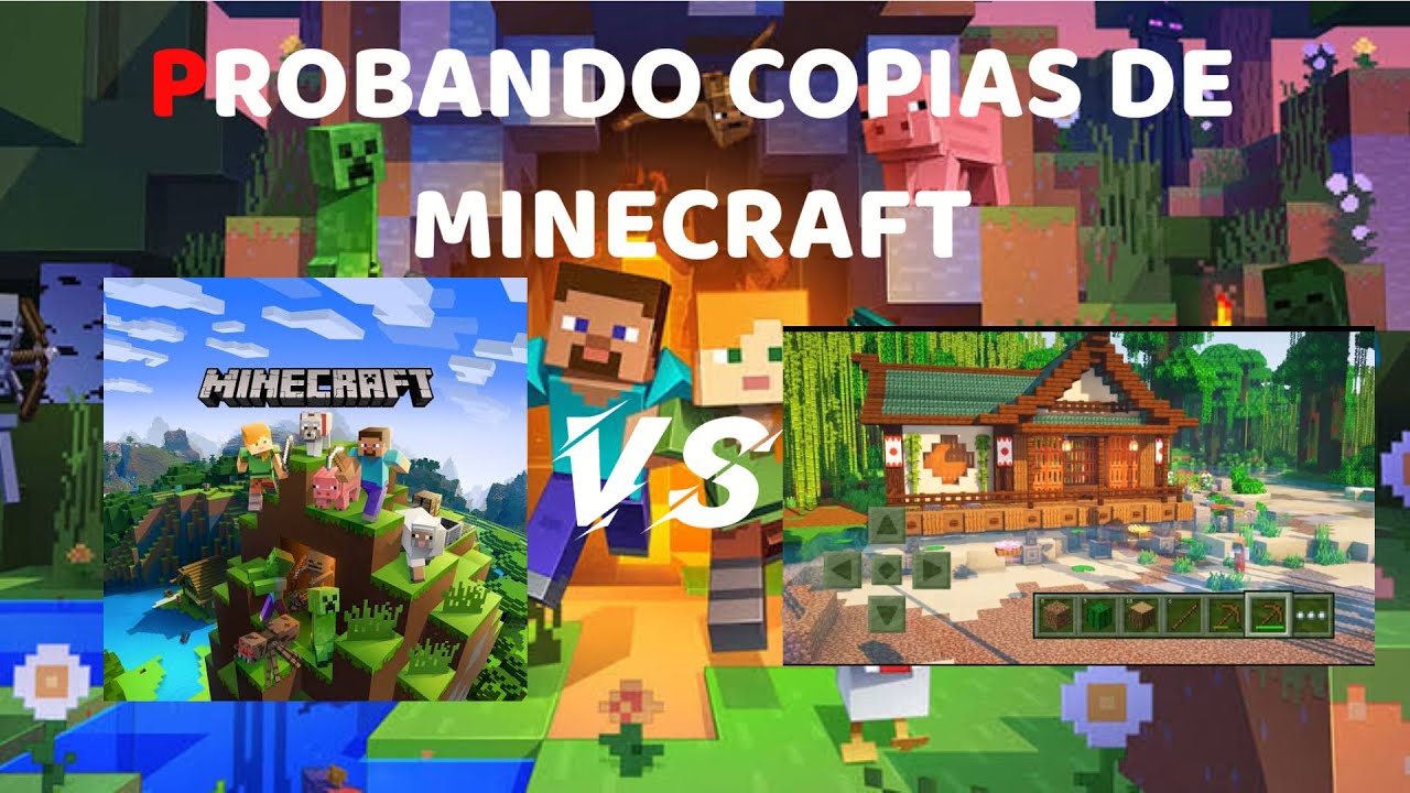¡Jugué Las Mejores Copias De Minecraft🤯! - YouTube