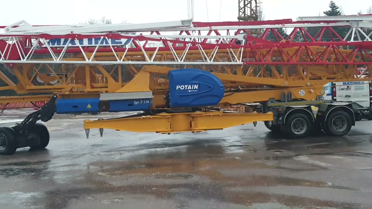 POTAIN IGO T130 GAPO - YouTube