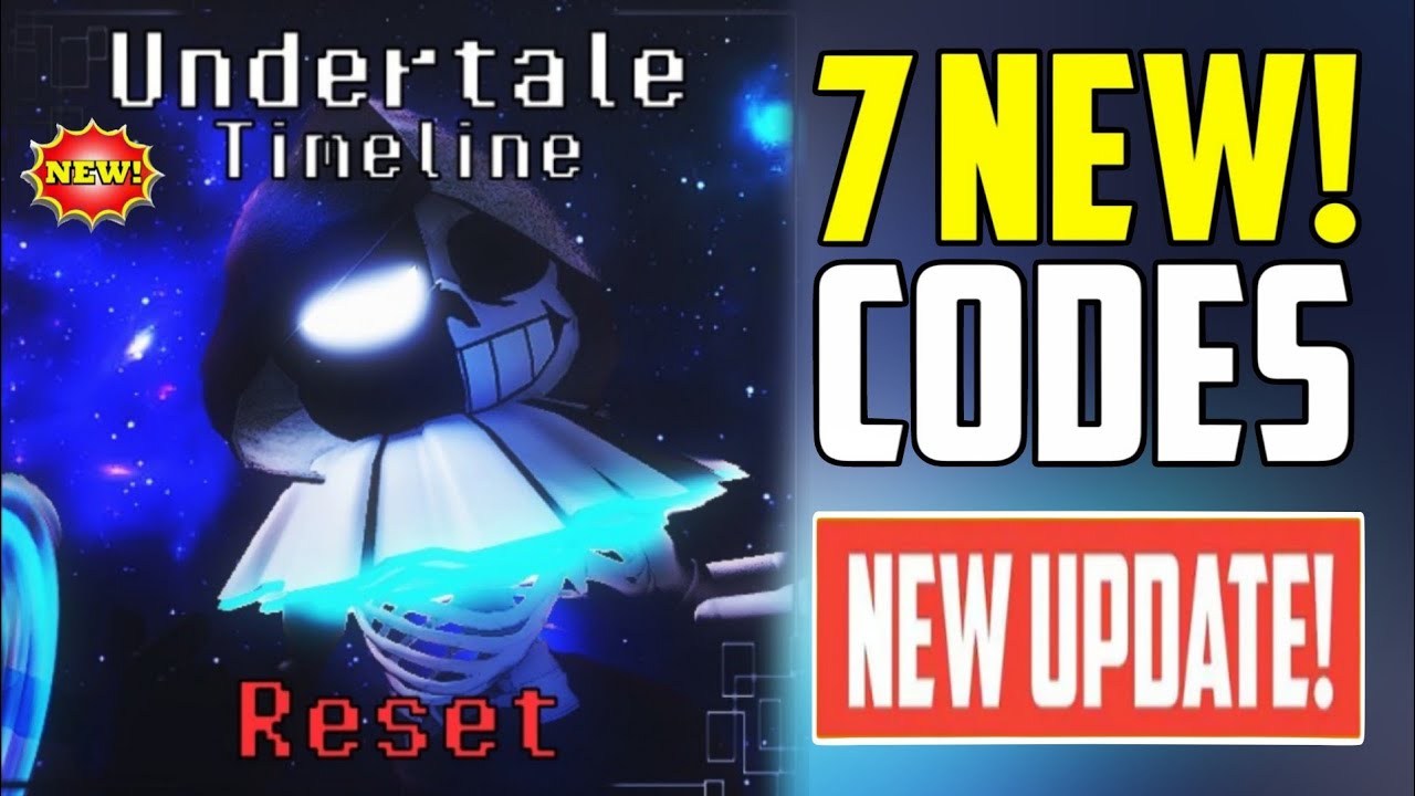 ⚠️NEW⚡ALL⚠️WORKING CODES FOR UNDERTALE TIMELINE RESET IN 2025! ROBLOX ...