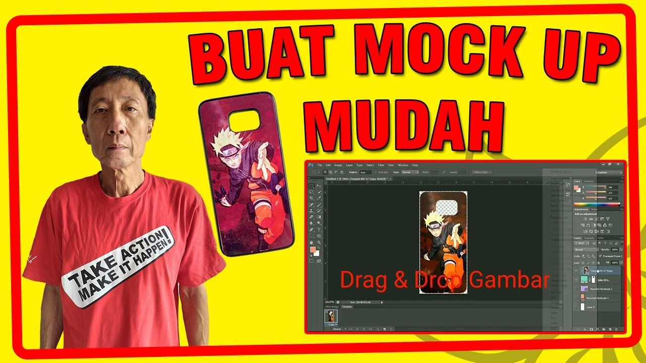Cara Membuat Mockup Case HP di Photopshop Simple dan Cepat - YouTube