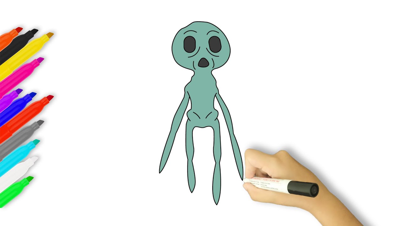 How to Draw Givanium Citizen | Garten of Banban - YouTube