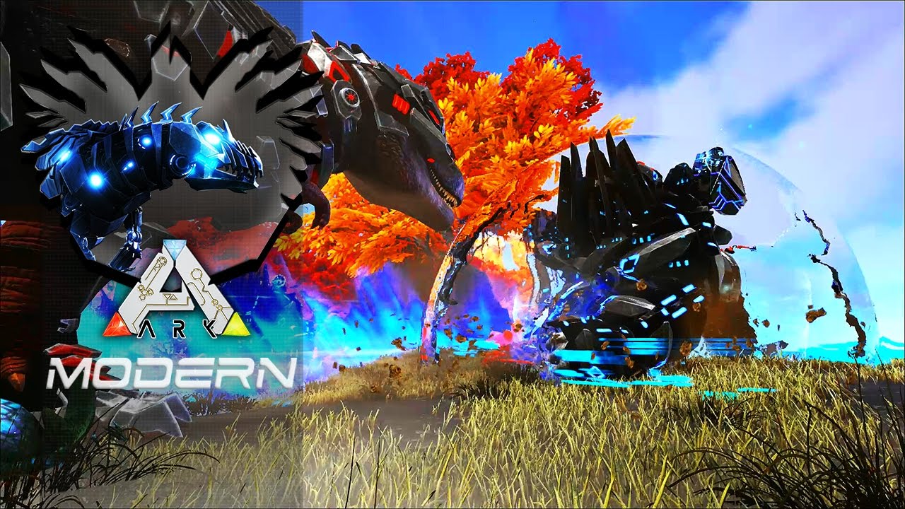 ARK MODERN T4 EP16 - Matamos o Rex Com Armadura Tek Tier! - YouTube