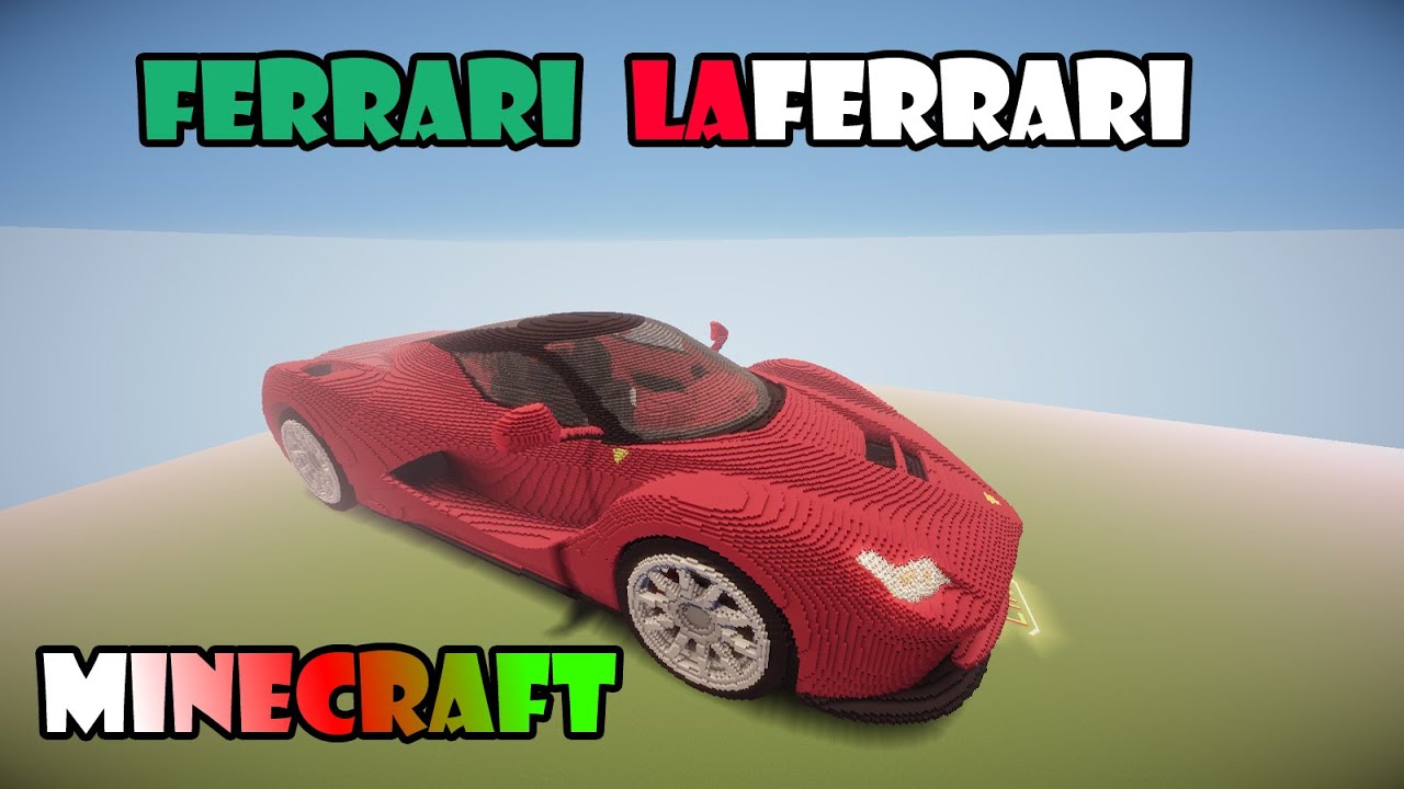 Minecraft: Ferrari LaFerrari + Descarga / Download - YouTube
