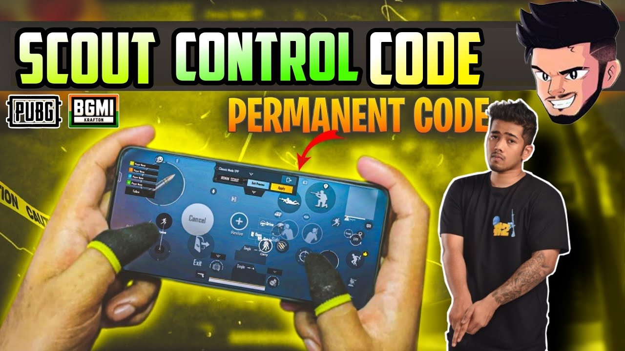 Scout Control code & Sensitivity code 5 finger claw PUBG+BGMI (2023) # ...