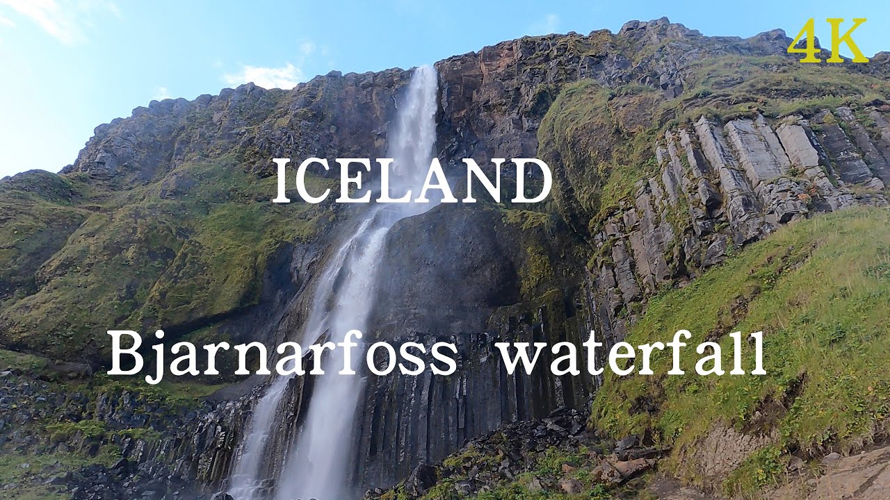 Bjarnarfoss Waterfall - Snæfellsnes Peninsula, ICELAND 4K - day 2 - YouTube