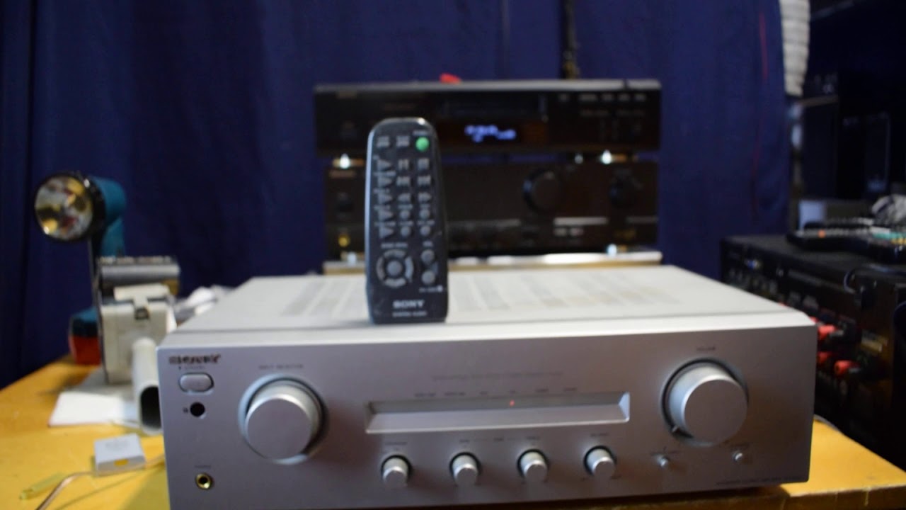 SONY TA 370 ÚJSZERŰ ÁLLAPOT HIBÁTLAN MŰKÖDÉS! - YouTube