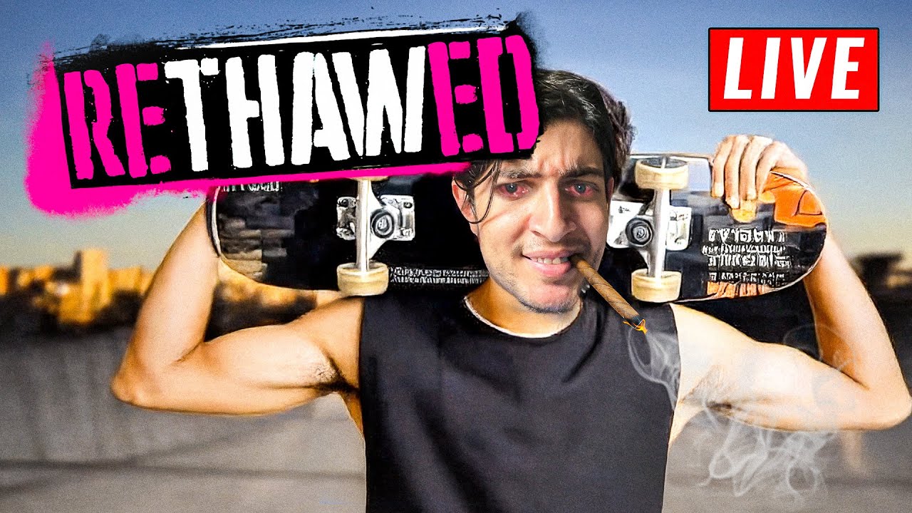 LIVE - RETHAWED SKATE SESH BUT IM BAKED AF (FIRST TIME) - YouTube