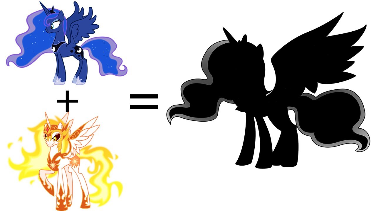 My Little Pony | MLP I My little Pony Fusion Princess Luna + Daybreaker ...