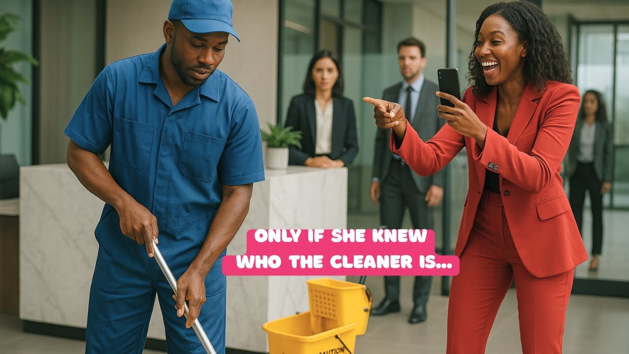 Lady Mocked A Poor Cleaner In Public – What Happened Next Will Shock You - YouTube
