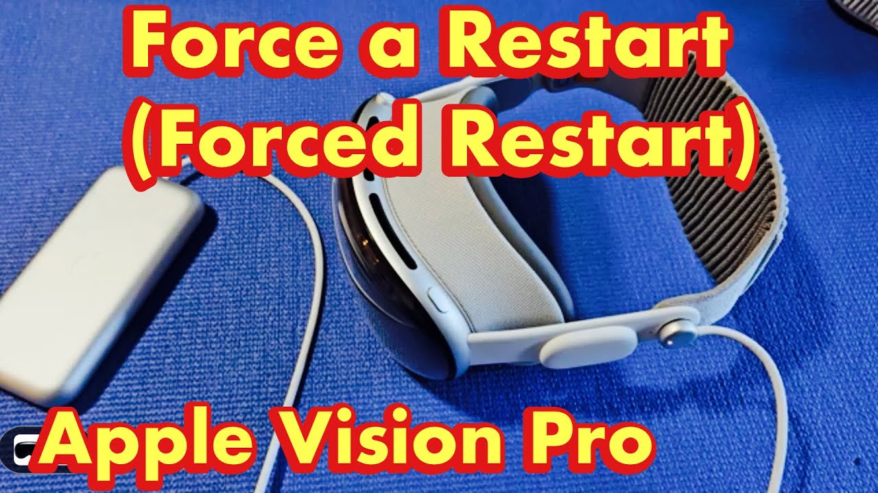Apple Vision Pro: How to Force a Restart (Forced Restart) - YouTube