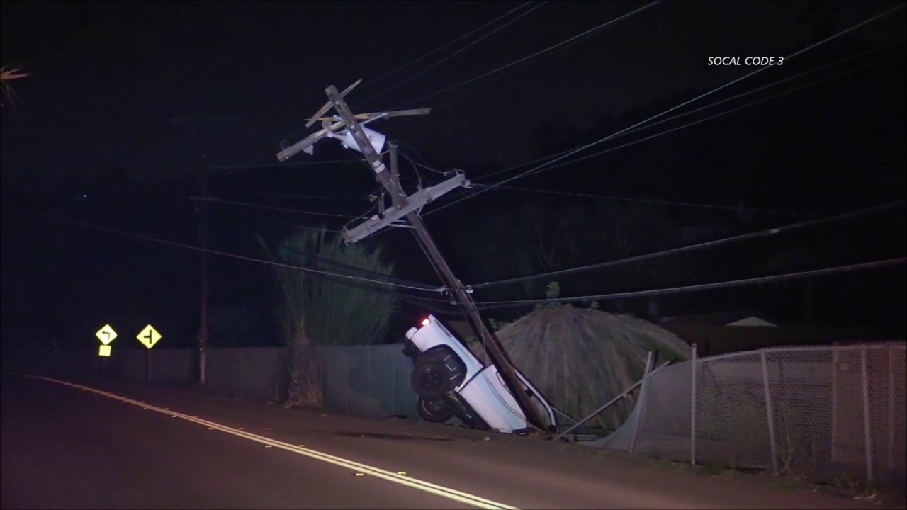 Vehicle Vs. Electrical Pole 8/10/2019 - YouTube