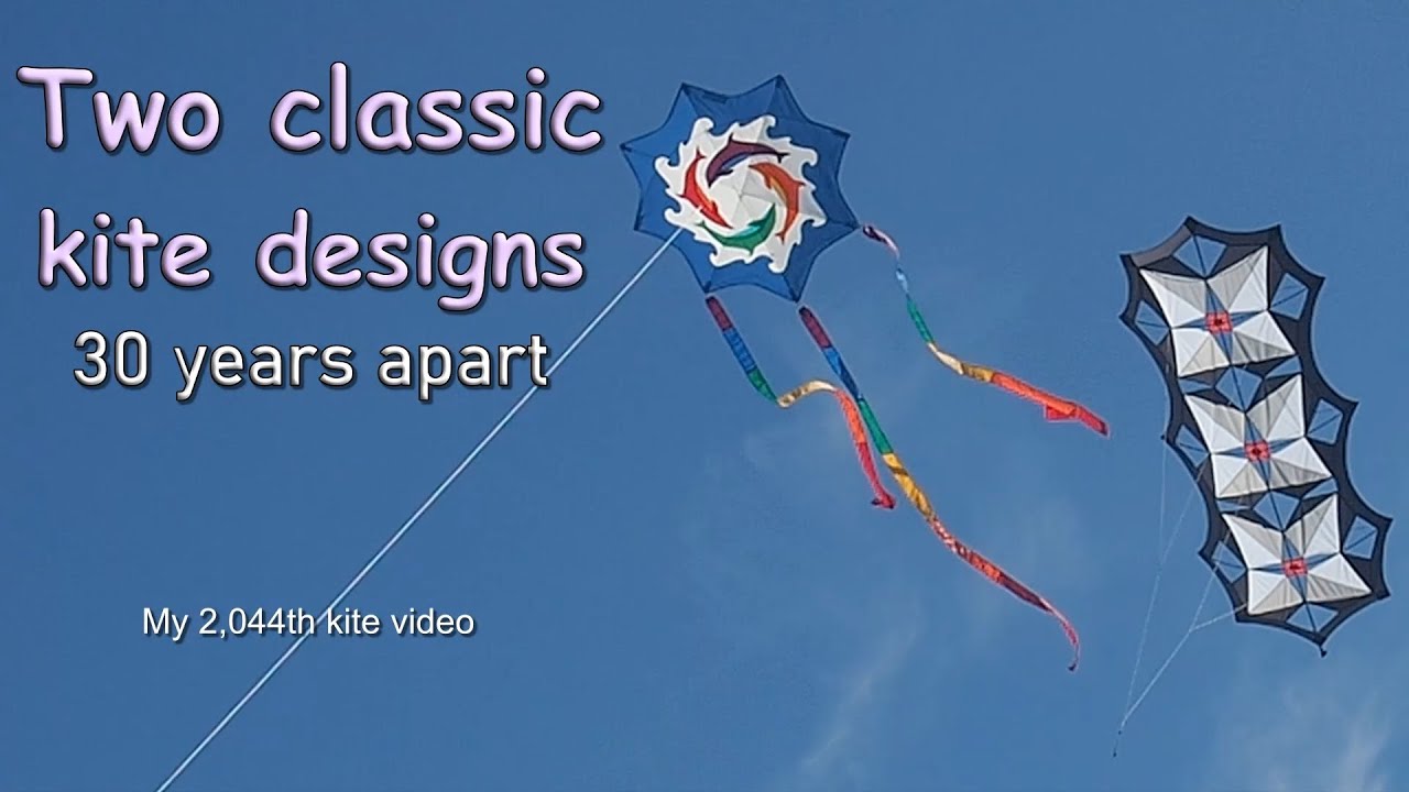 Two classic kite designs, thirty years apart - YouTube