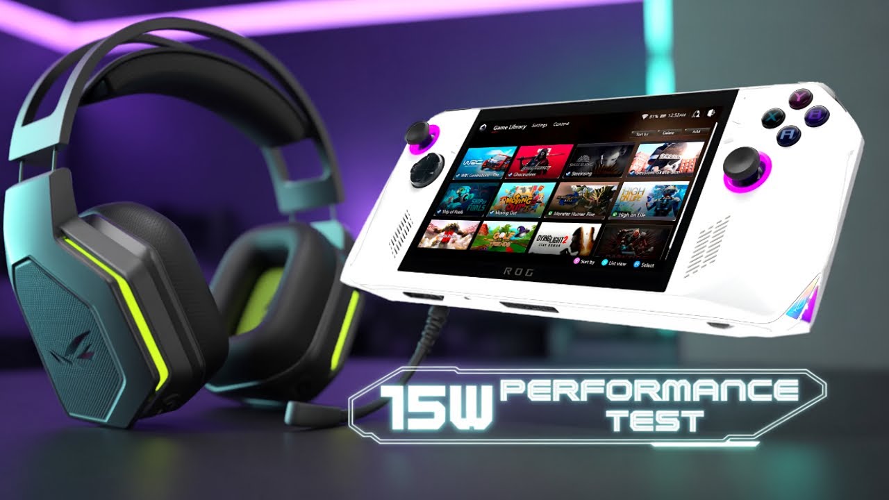 Asus ROG Ally 15W Performance Test Z1 Extreme Benchmark - YouTube