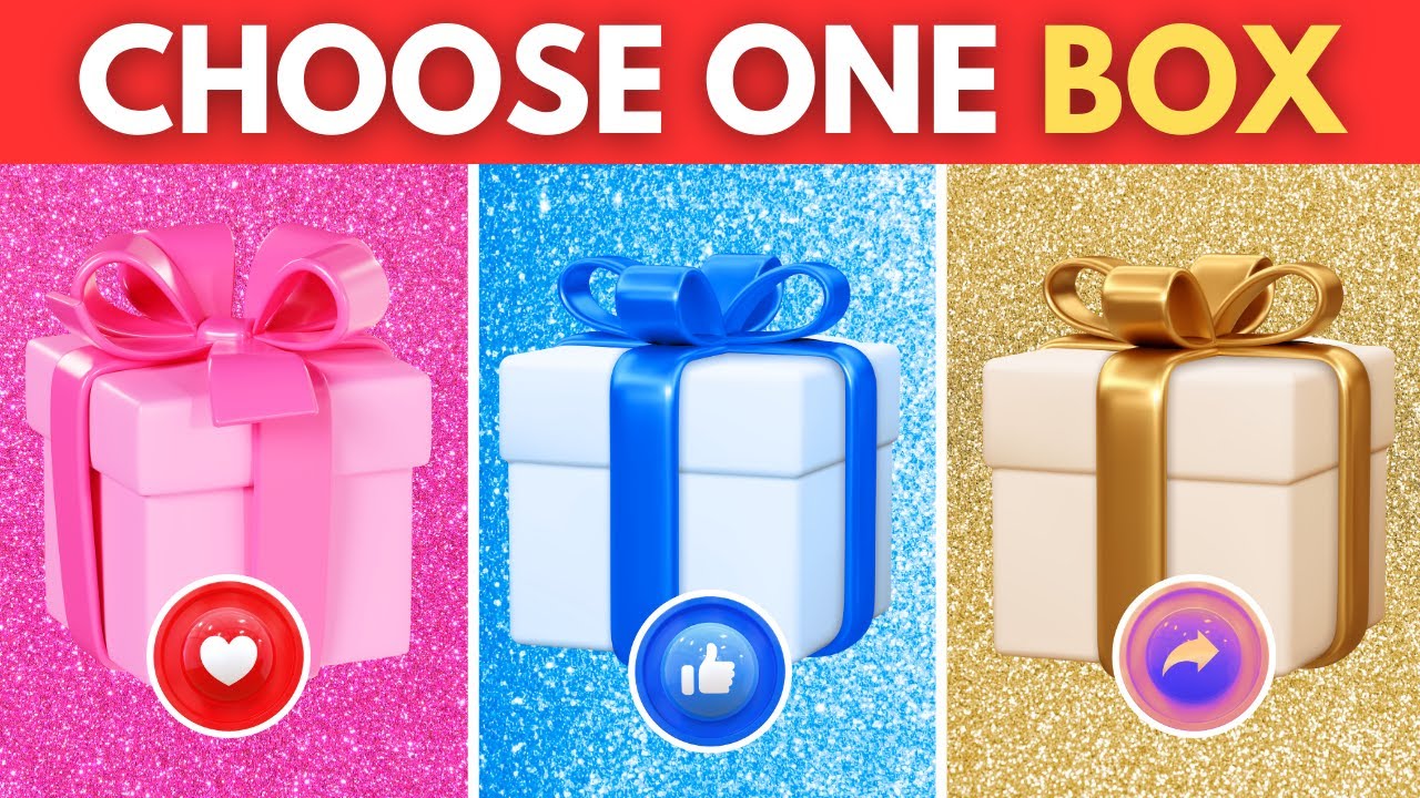 Choose your gift box 🎁 ️ 3 Gift Box Challenge : Pick a Winner!😍😂 ️ # ...
