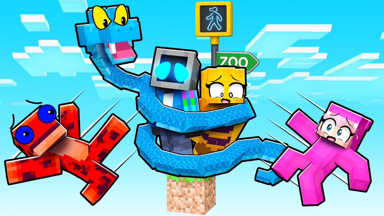 10 Friends on a Zootopia 2 Block in Minecraft! - YouTube
