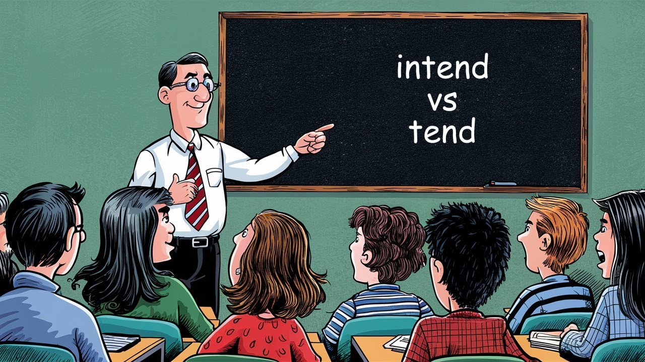 Intend vs Tend. What is the difference? - YouTube