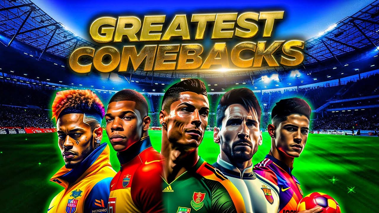 The Greatest Comebacks in Soccer History #comeback - YouTube