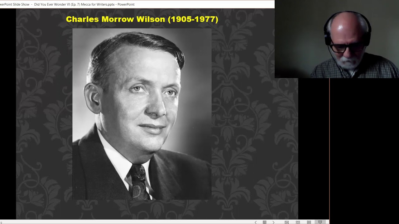 Did You Ever Wonder Ep 7 Charles Morrow Wilson and George Ballard - YouTube