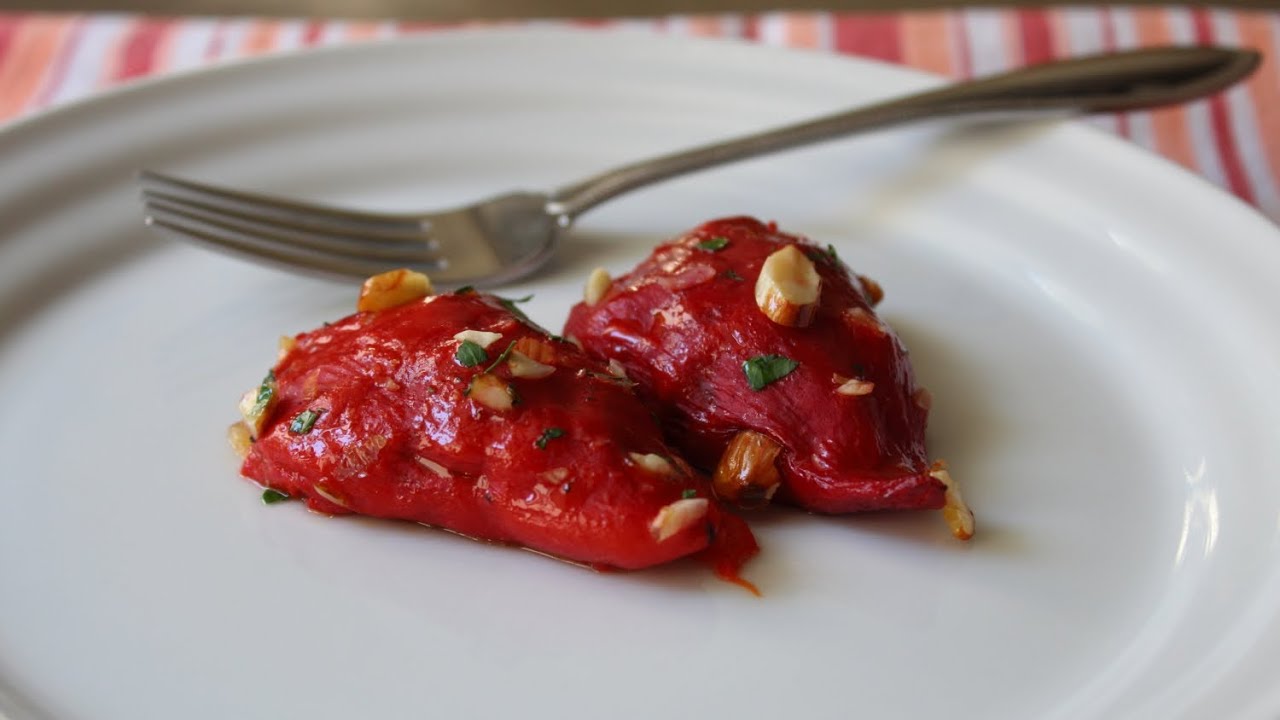 Sausage Stuffed Piquillo Peppers - Peppers Stuffed with Sausage, Rice ...