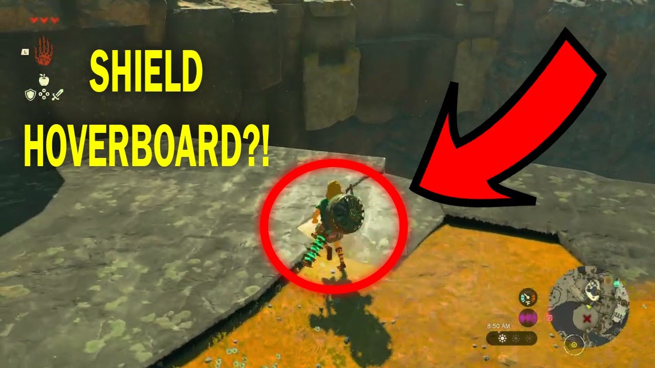 SHIELD HOVERBOARD IN ZELDA TEARS OF THE KINGDOM?! - YouTube