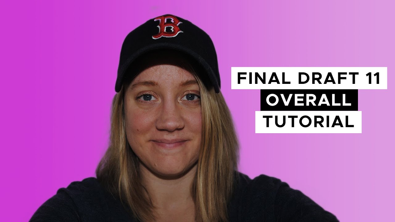 Final Draft 11 Overall Tutorial YouTube final-draft-11-overall-tutorial-youtube