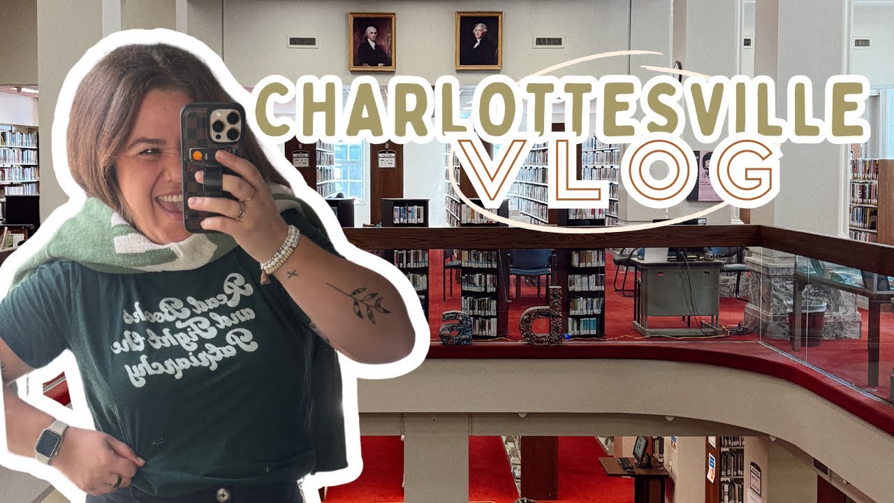 a charlottesville, va vlog: virginia festival of the book! hazlett ...