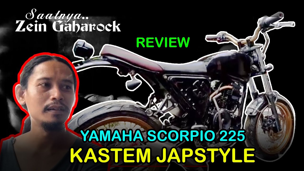 REVIEW & UNBOXING YAMAHA SCORPIO JAPSTYLE 225 - YouTube