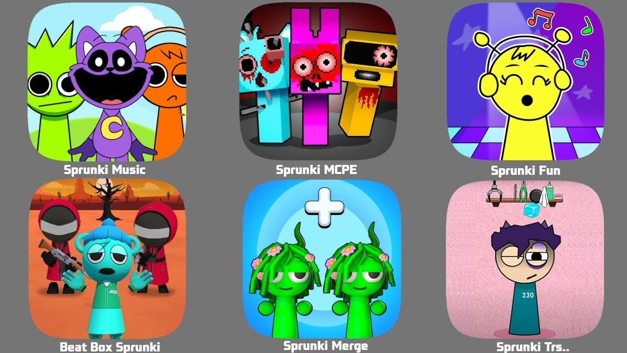 Draw to smash, Help spranky, Scary run, Spranky Transformer, Spranky ...