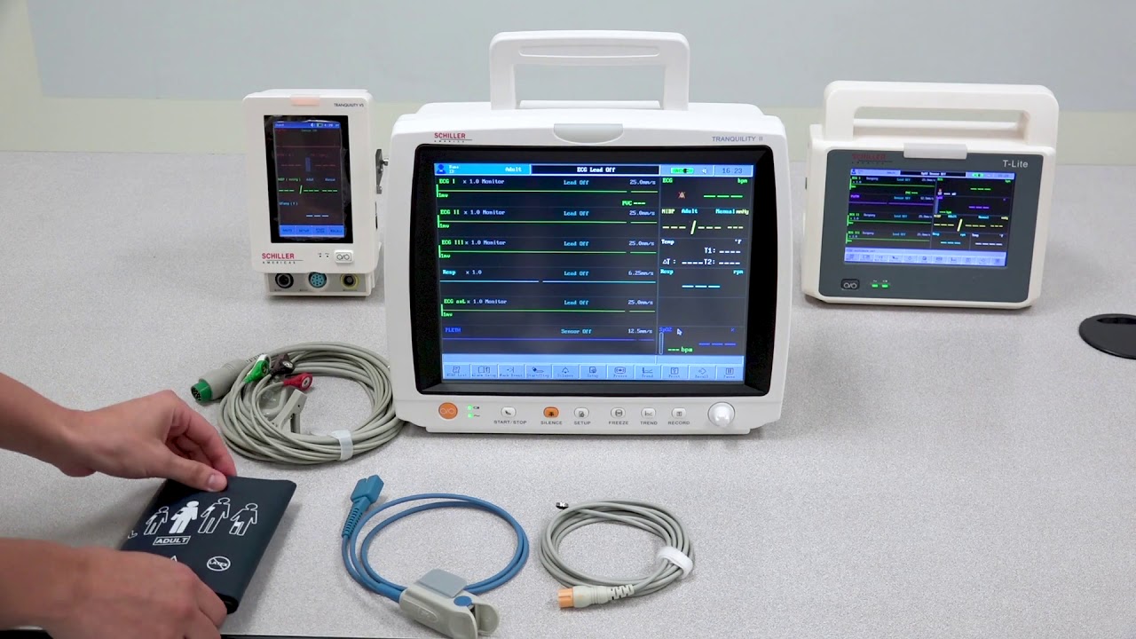 Schiller Tranquility Monitors Troubleshooting English - YouTube