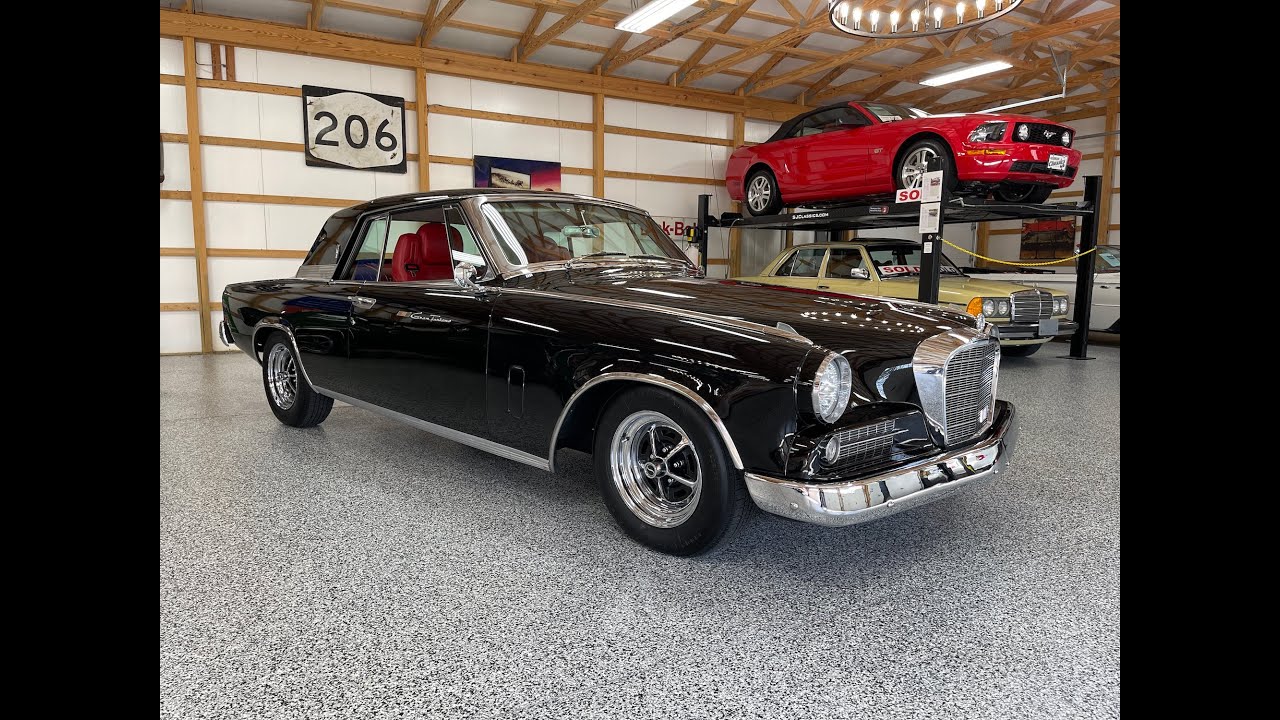 1963 Studebaker Hawk Resto-Mod - For Sale at www.SJClassics.com - YouTube