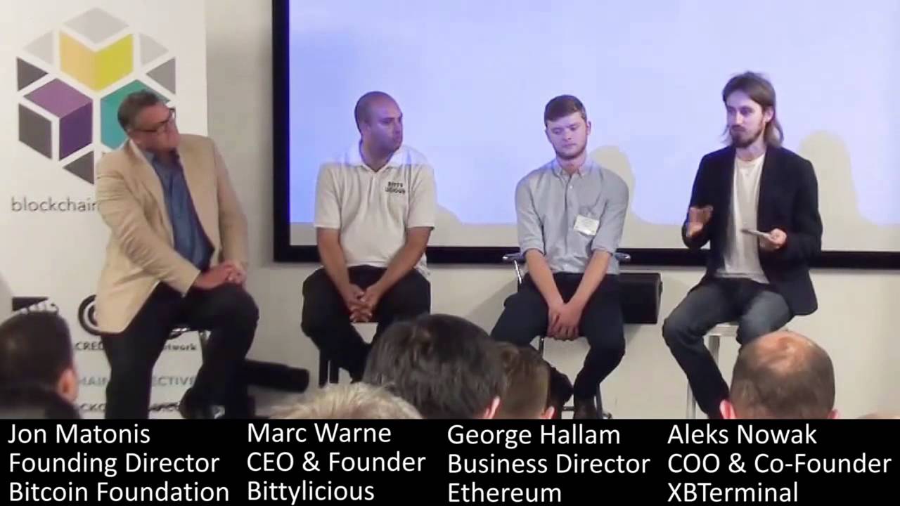 ‘Blockchain 2020’ Panel (Jon Matonis, Marc Warne, George Hallam, Aleks ...