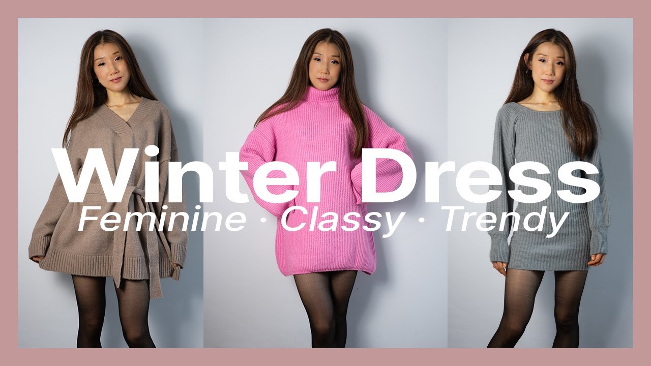 K-Fashion l Winter Dress Styling 🌼 Many Outfits! - YouTube