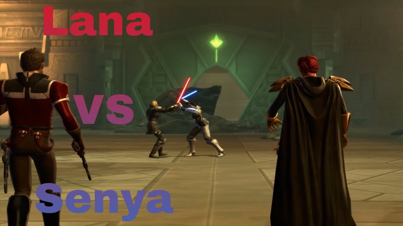 SWTOR Lana Beniko vs Senya Tirall Kotet Chapter 1 Wrath and Ruin - YouTube