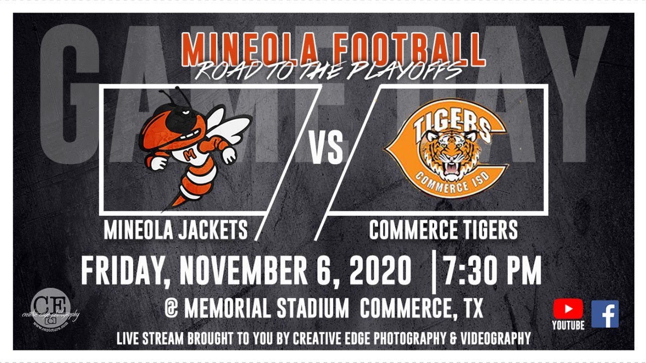 Commerce vs Mineola Football - YouTube