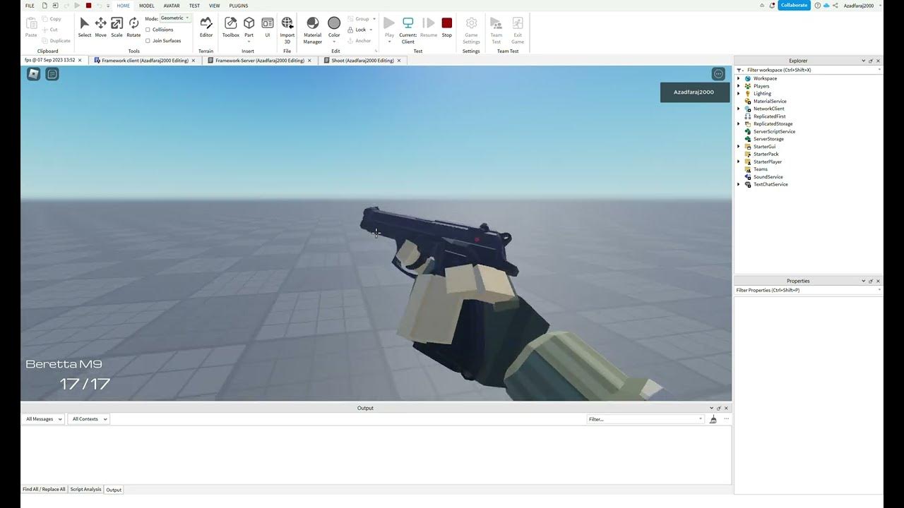 Roblox Devlog #2: Aim Down Sights, Shoot, Reload, Inspect weapon animations - YouTube