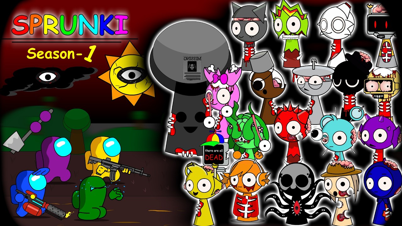 AMONG US vs SPRUNKI HORROR season-1 || ANIMATION - YouTube