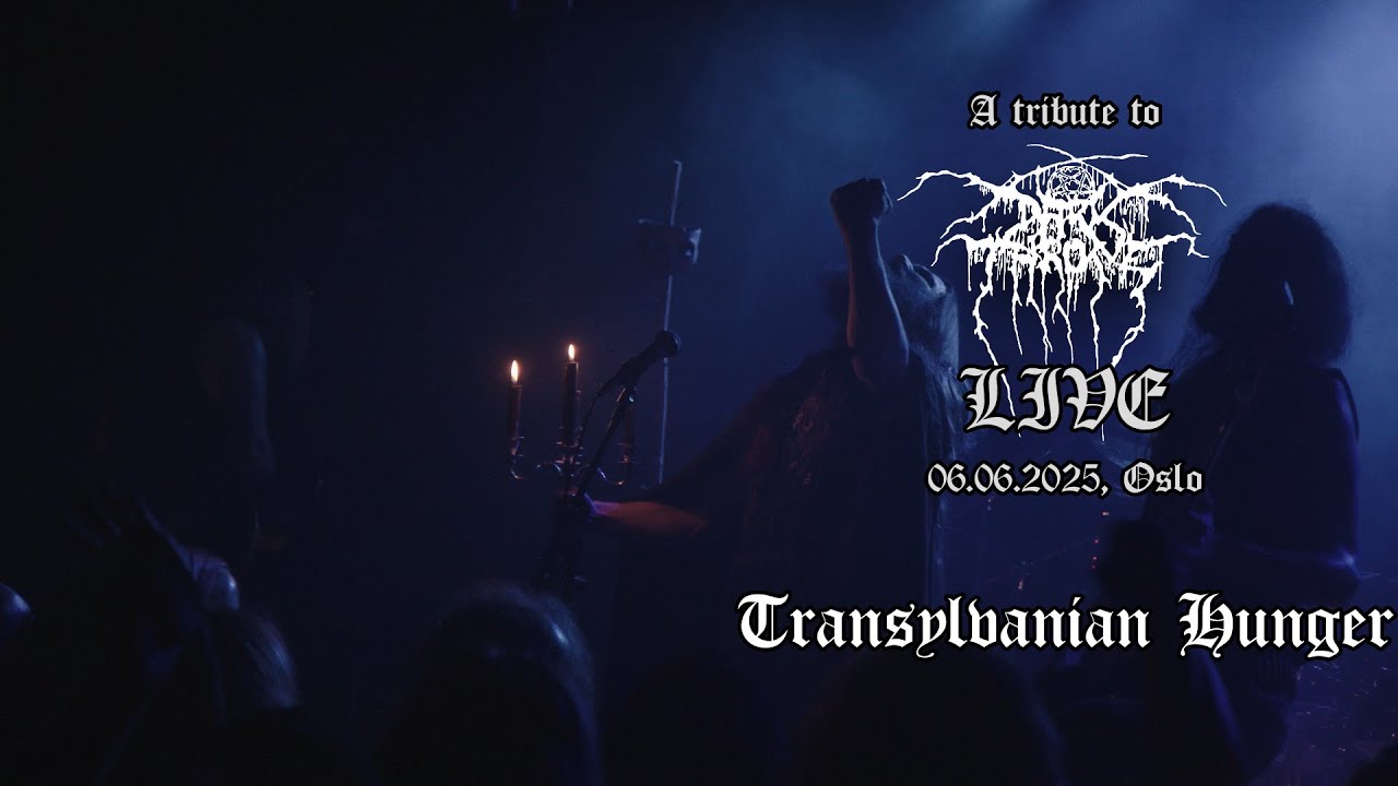 A tribute to Darkthrone live - Transylvanian Hunger - YouTube