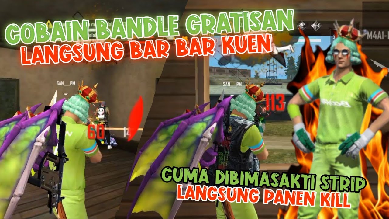 COBAIN BANDLE GRATISAN LANGSUNG BAR BAR KUEN||FREE FIRE INDONESIA - YouTube
