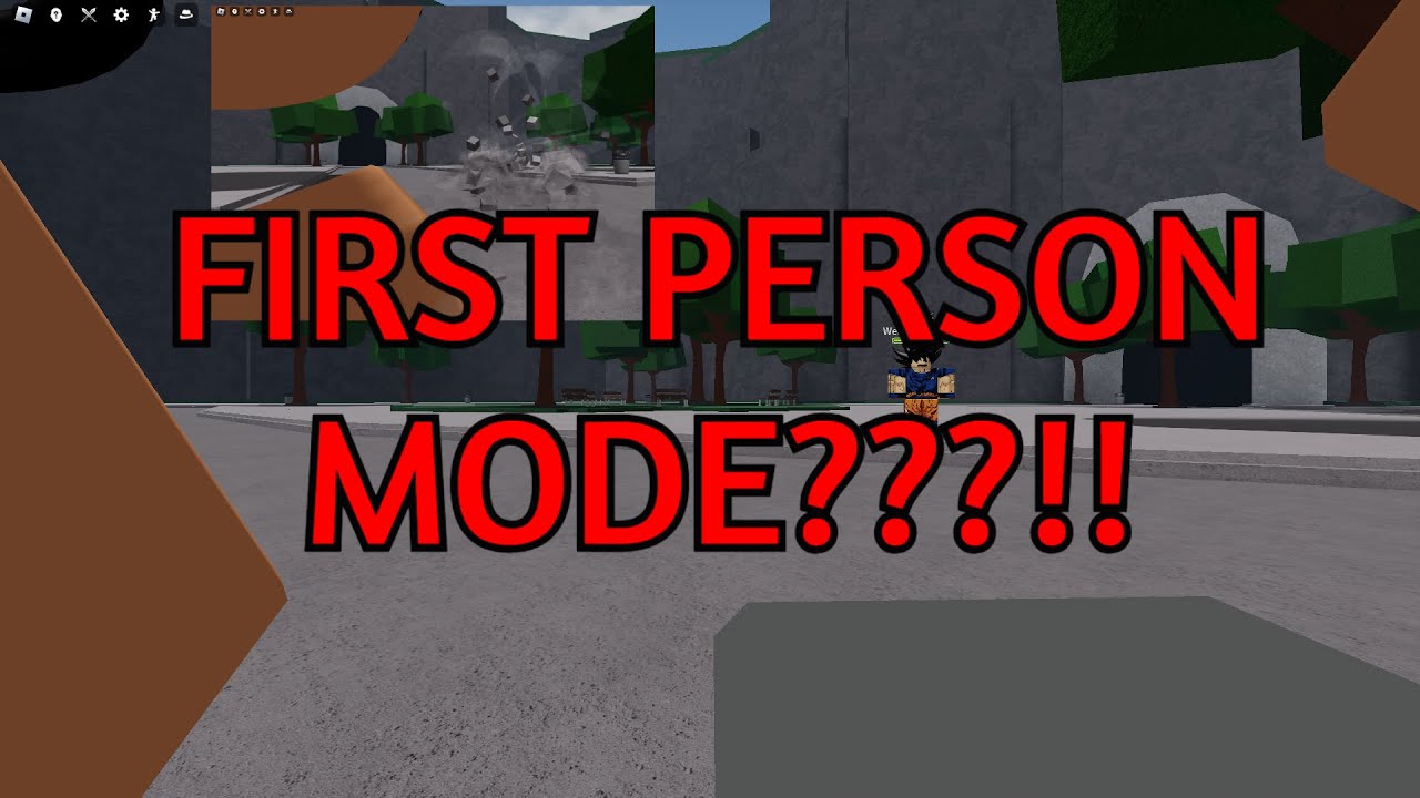 REAL First Person In Roblox The Strongest Battlegrounds - YouTube