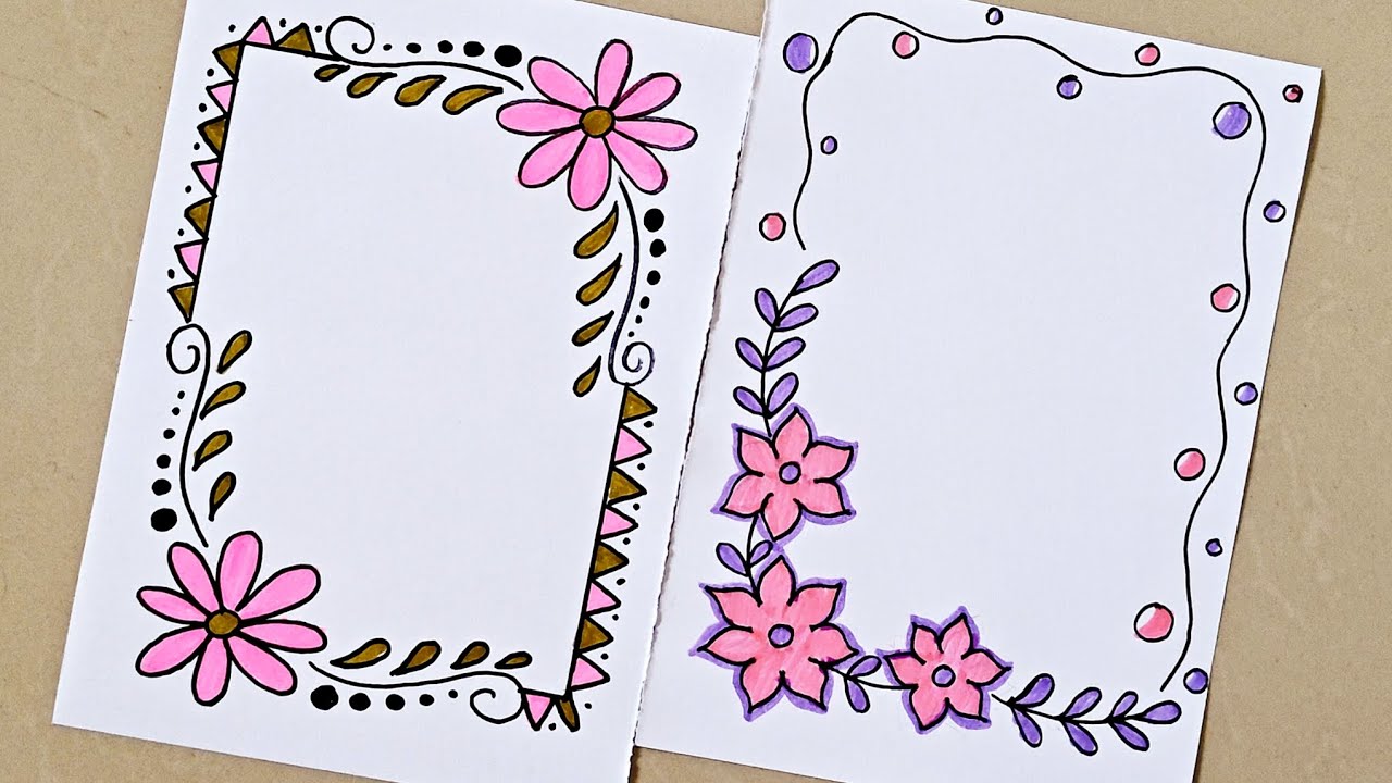Project border designs|Project work design|Assignment front page design ...