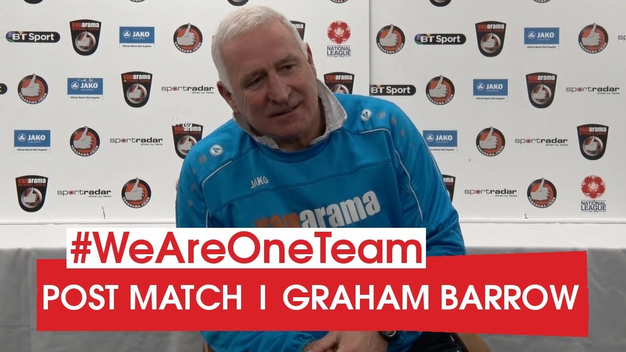 WATCH | Graham Barrow after Maidenhead United - YouTube