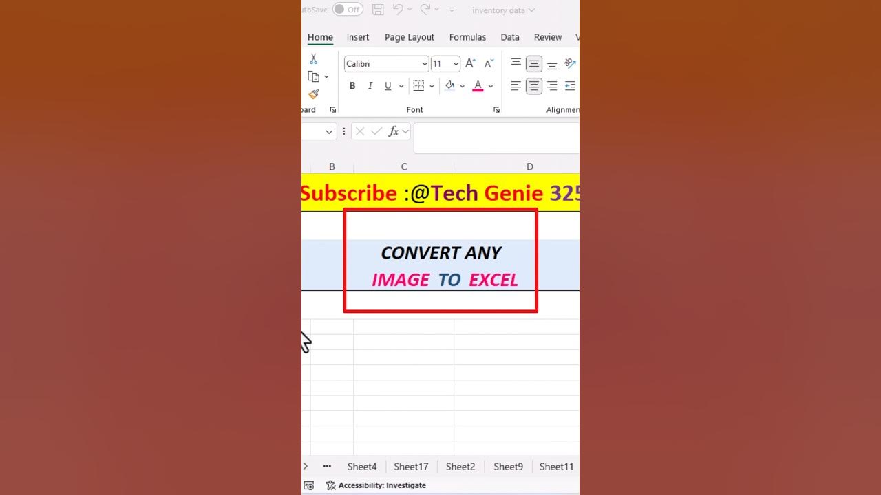 Turn ANY Image Into Excel Data in 5 Sec with This Trick#excel #trending #exceltech #exceltips#ai ...