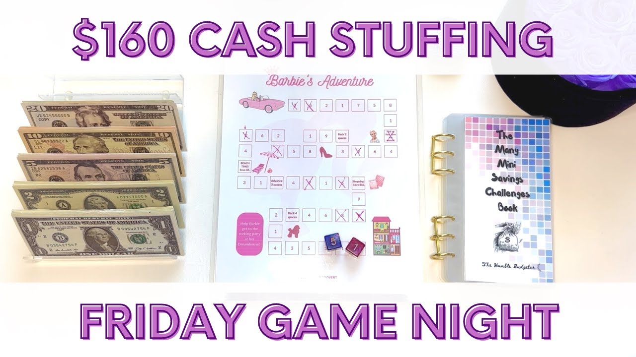 $160 Game Night Cash Stuffing - YouTube