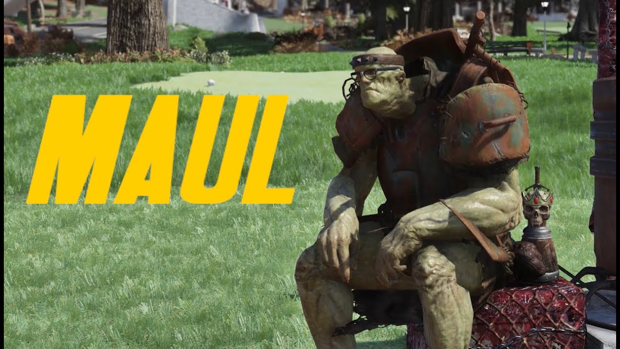 Fallout 76 CAMP Companion Maul Lore - YouTube