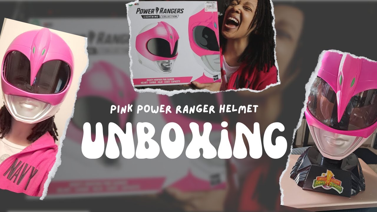 Unboxing Video | Pink Power Ranger Helmet - YouTube