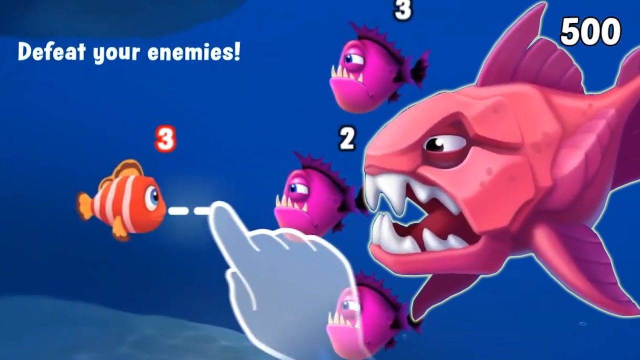 Mini game fishdom ads, help the fish from the giant pink fish Part 19 ...